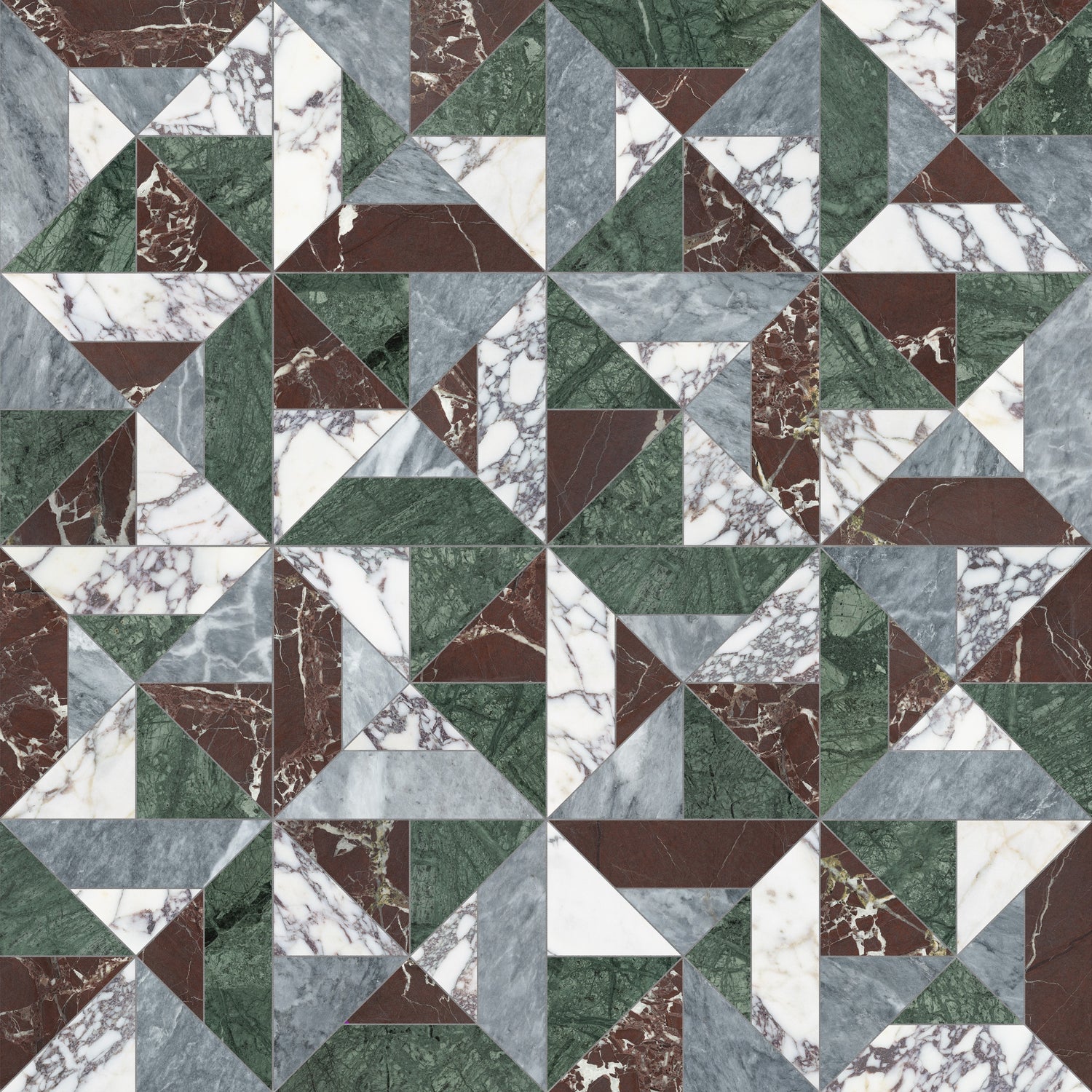 Axel Tropic Mixed (Honed / Polished) Tria Mosaic – Stone Products Unlimited