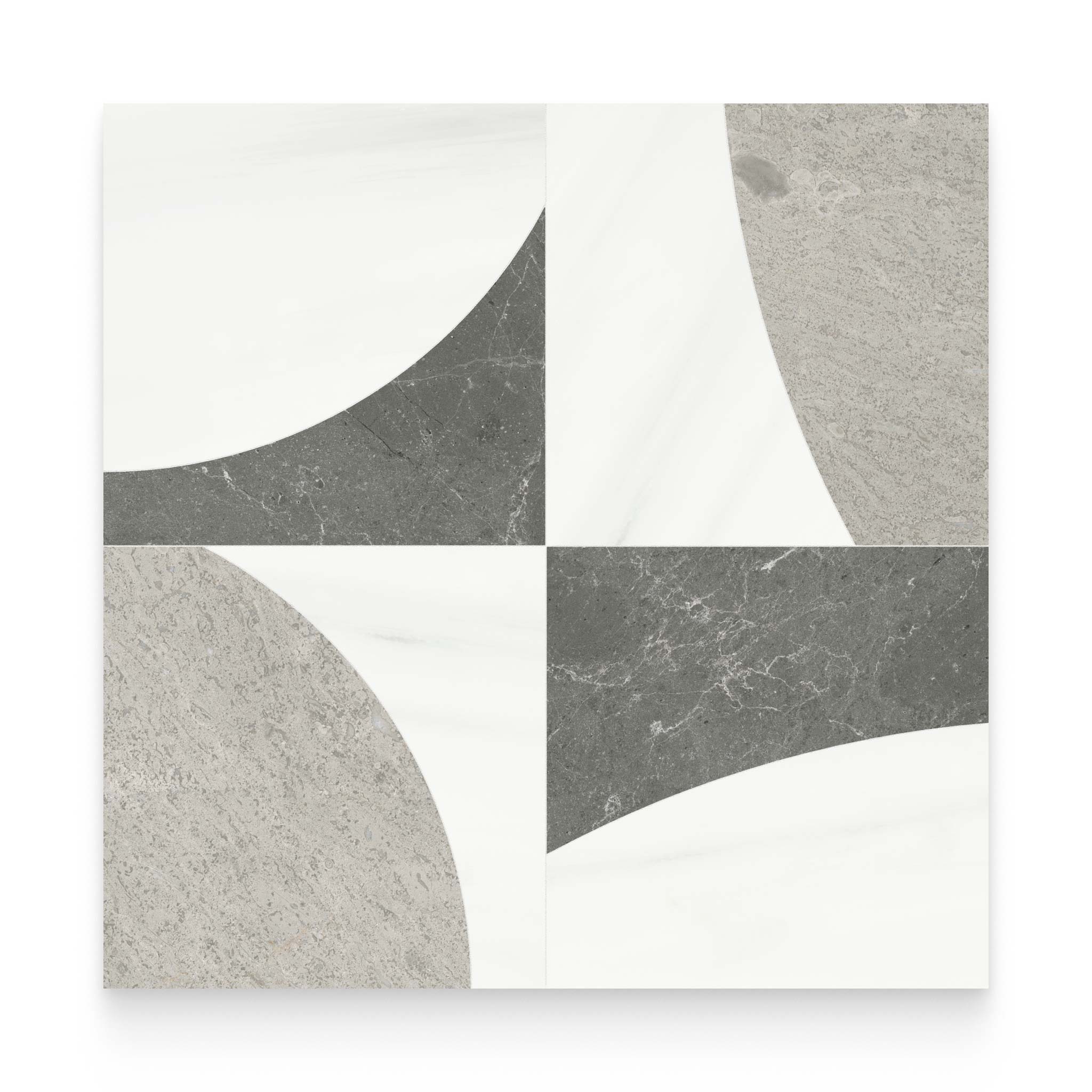 Lunar Mist Honed w/ Polished Accents Mosaic – Stone Products Unlimited