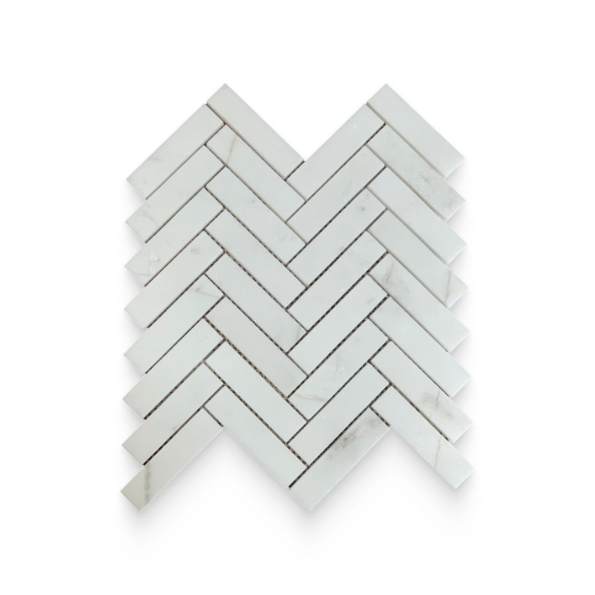 1x4 Daphne White Honed Herringbone Mosaic – Stone Products Unlimited