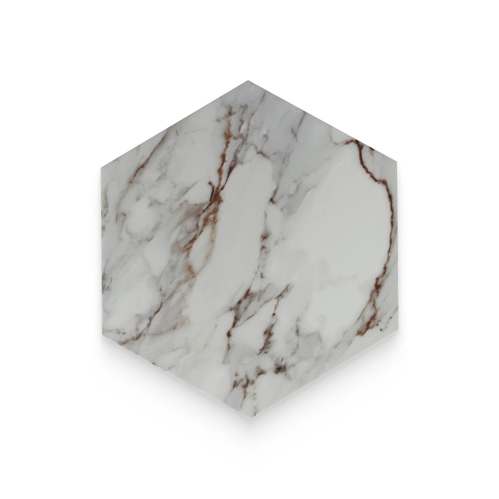 Bistro 8x9 Calacatta Gold Matte Hexagon Tile – Stone Products Unlimited