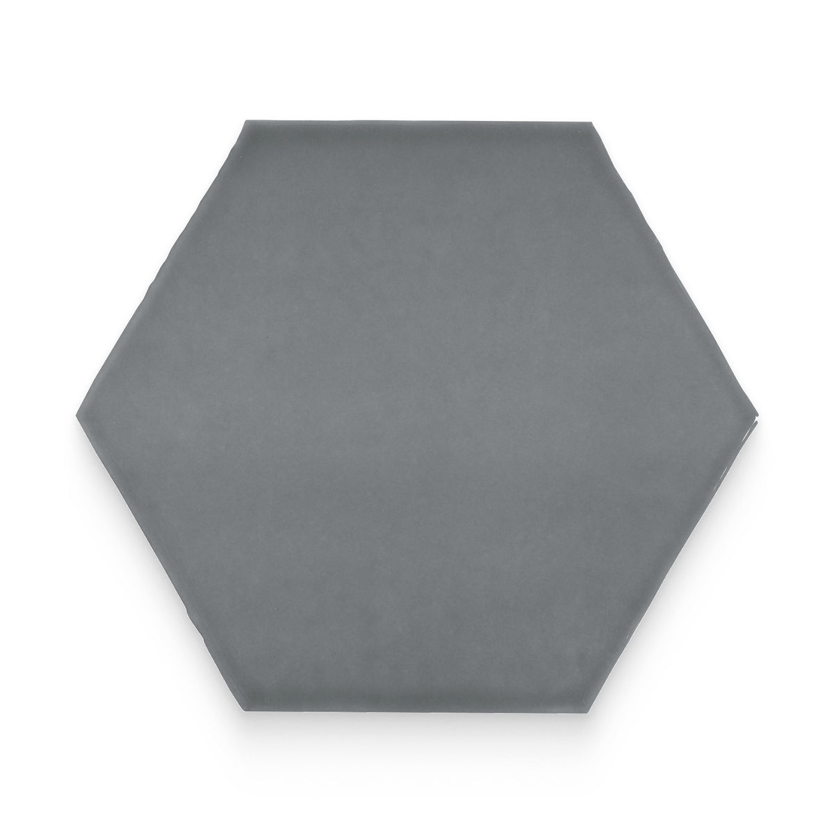 Watercolors 6x6 Charcoal Glossy Hexagon Tile – Stone Products Unlimited