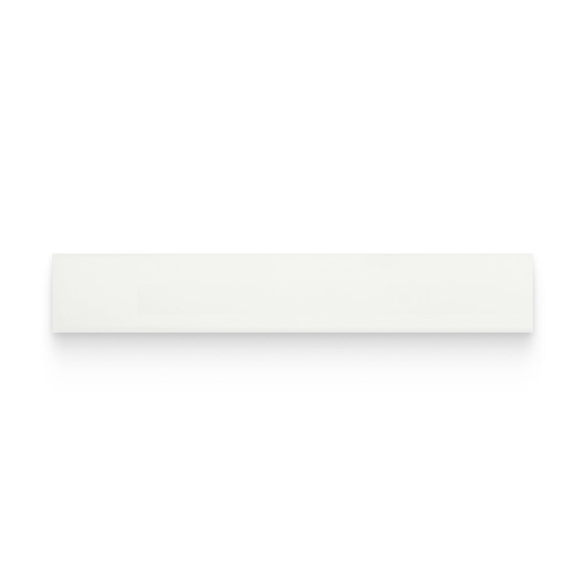 Essential 2x12 Canvas White Glossy Rectangle Tile – Stone Products ...