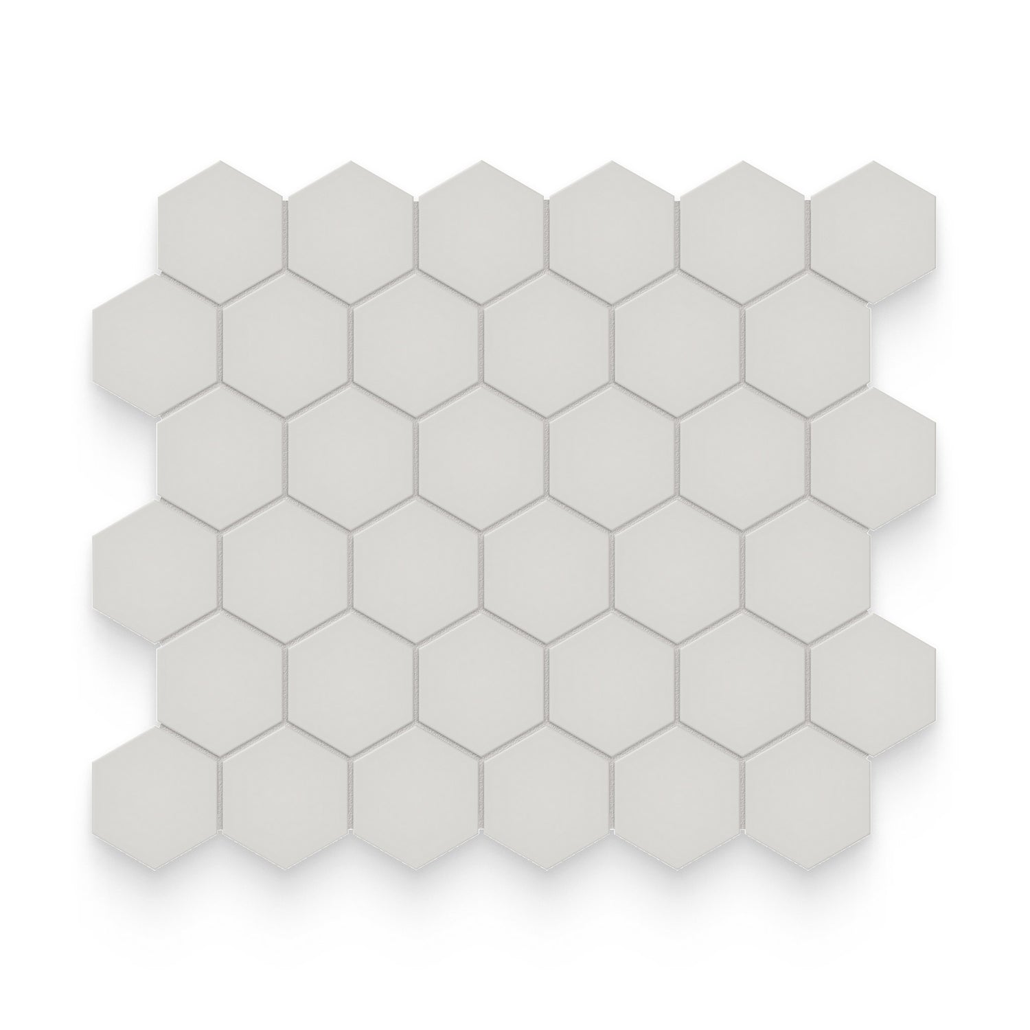 Essential 2x2 Halo Grey Matte Hexagon Mosaic – Stone Products Unlimited