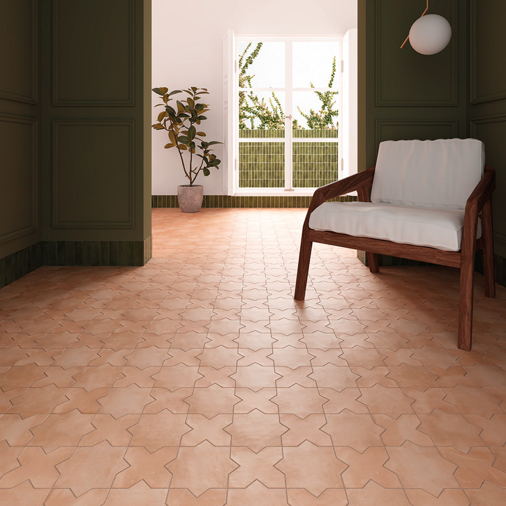 Atelier 5x5 Terracotta Matte Cross Tile – Stone Products Unlimited