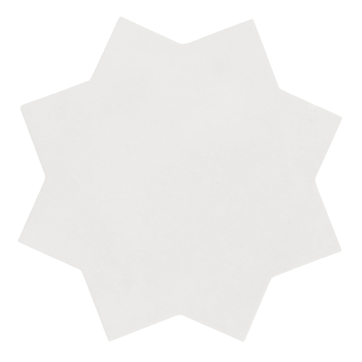 Atelier 6.5x6.5 Bone Matte Star Tile – Stone Products Unlimited