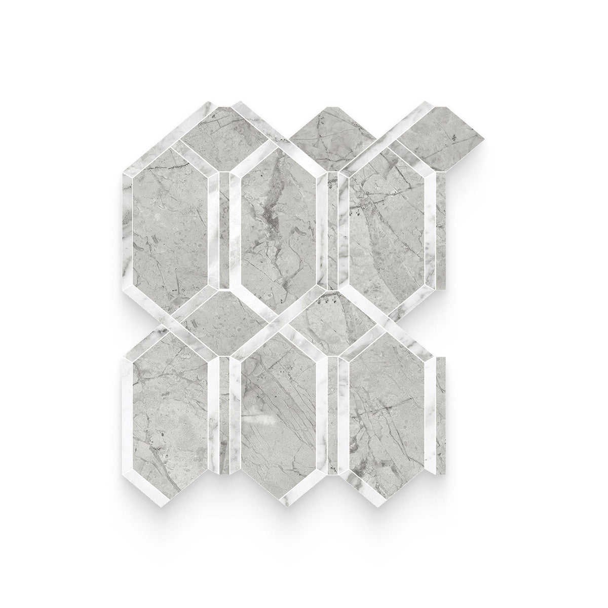 Riviera Paradiso Argento Polished Modella Mosaic – Stone Products Unlimited