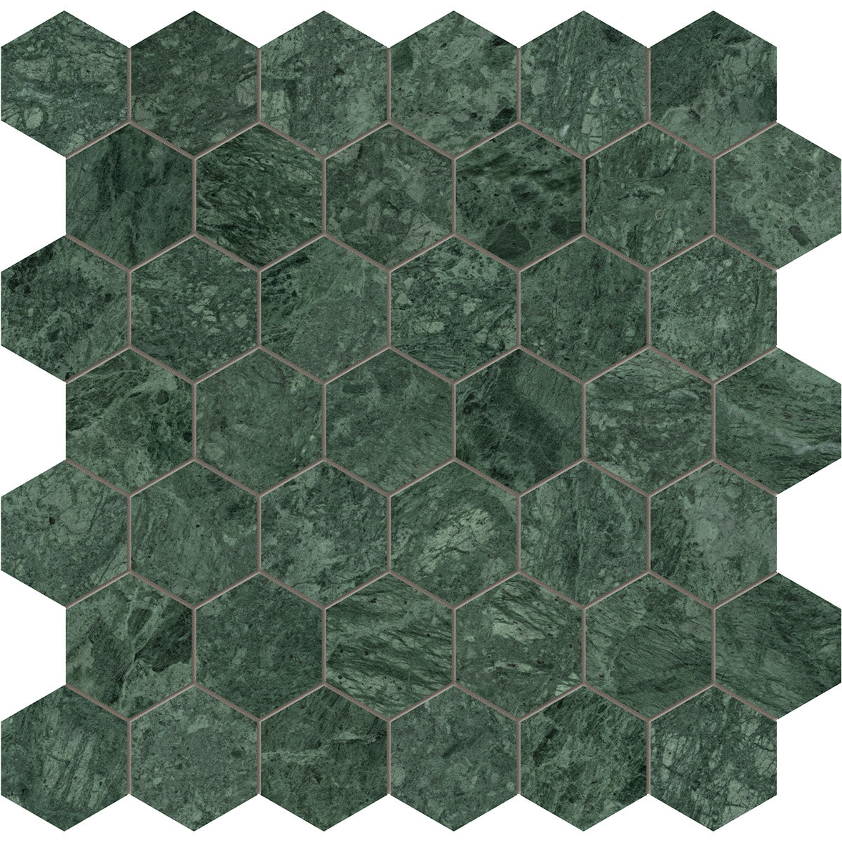 2x2 Verde Reale Polished Hexagon Mosaic – Stone Products Unlimited