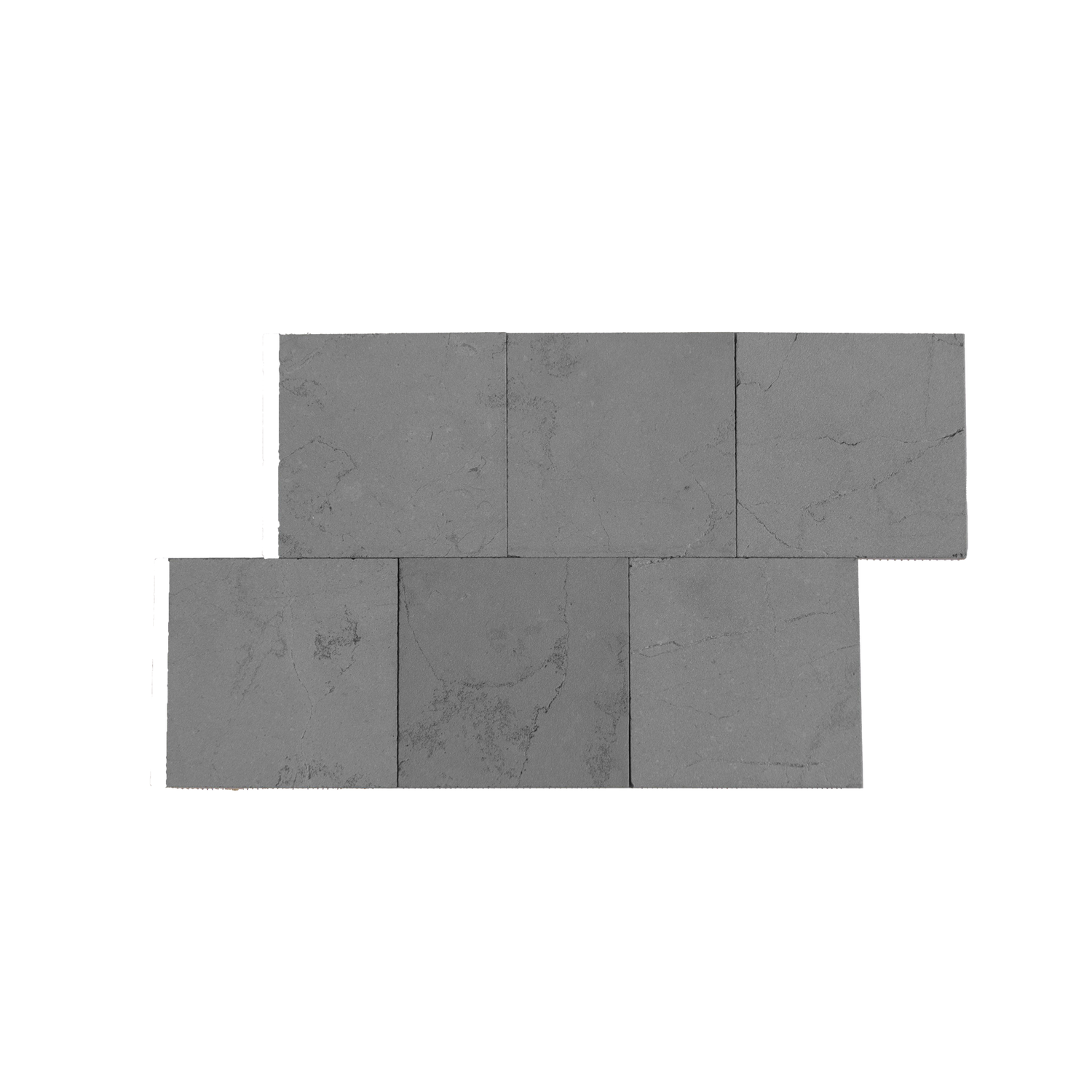 6x6 Arya Grey Textured Square Tile – Stone Products Unlimited