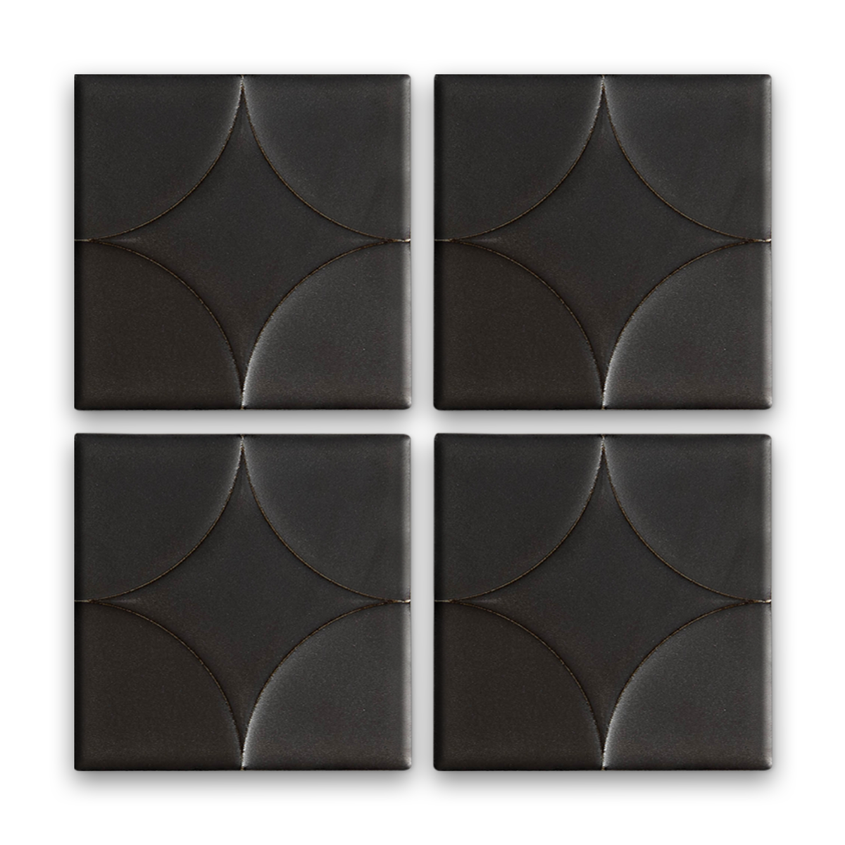 Akuza 6x6 Night Matte - Relief Square Tile – Stone Products Unlimited