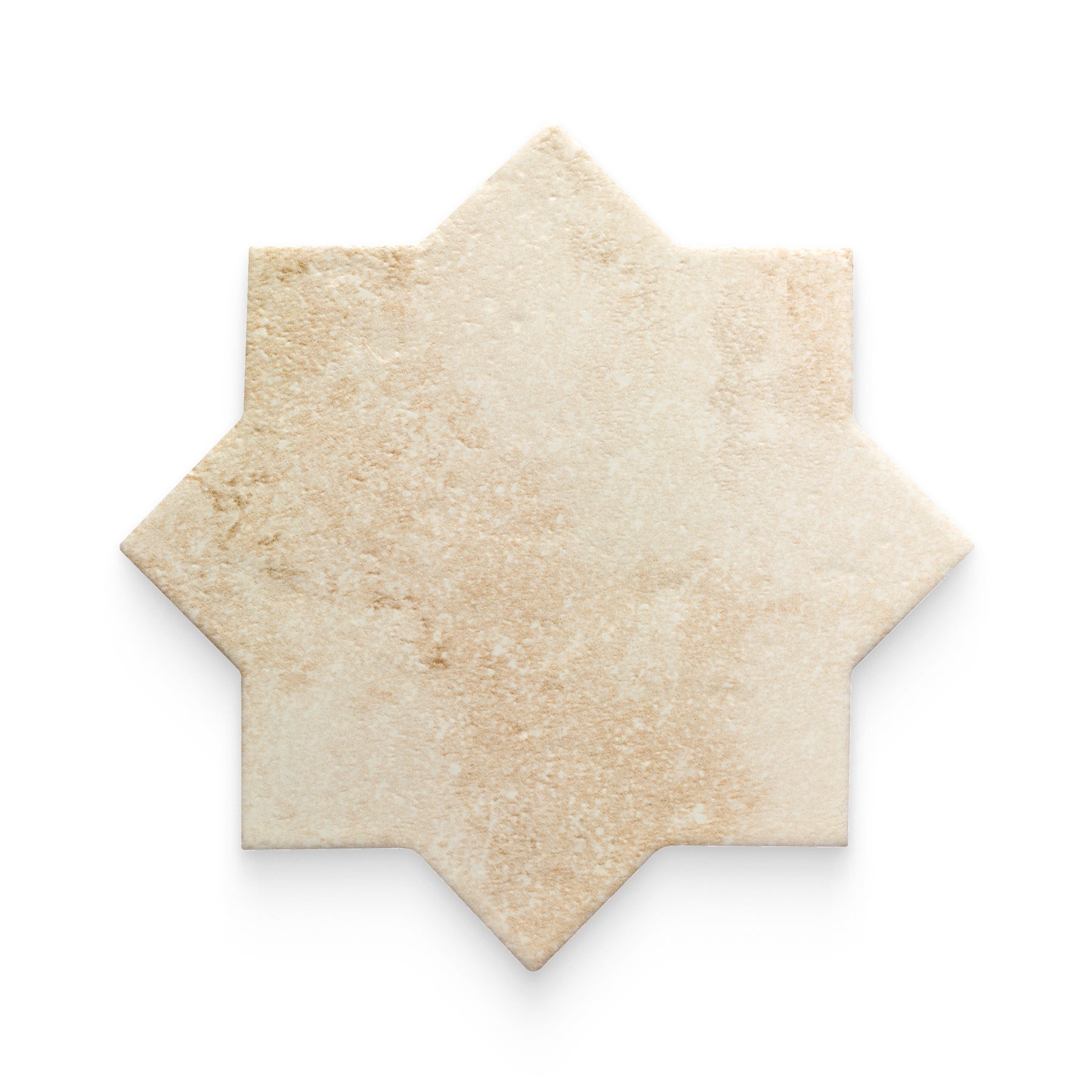Star and Cross 6x6 Cream Matte Star Tile – Stone Products Unlimited