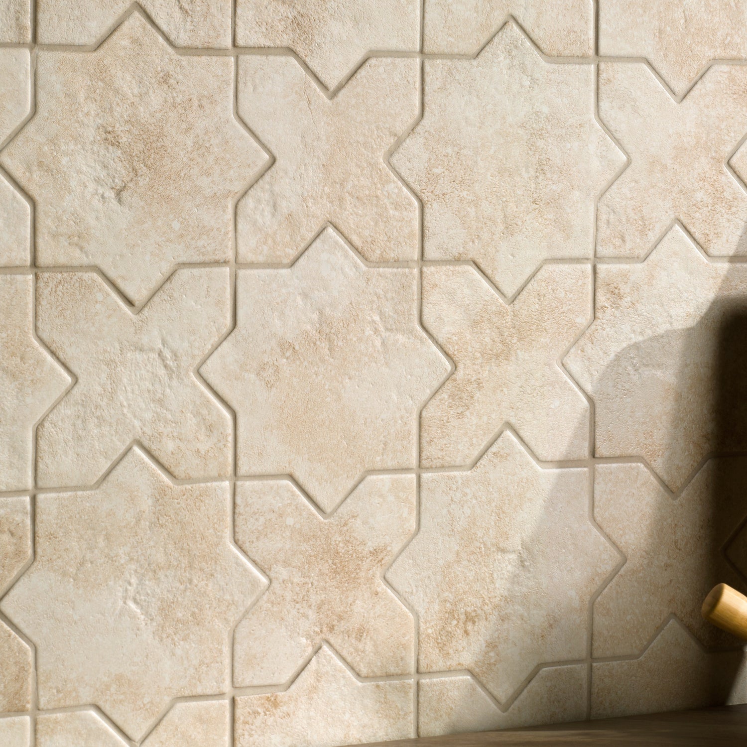 Star and Cross 6x6 Cream Matte Cross Tile – Stone Products Unlimited