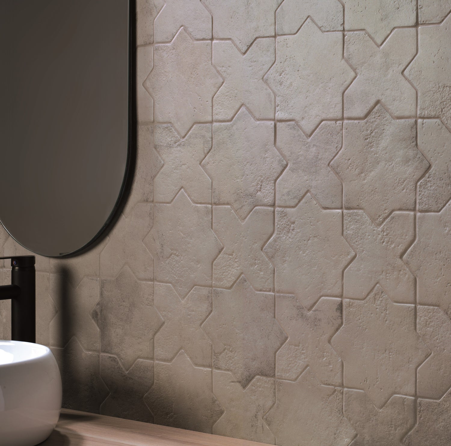 Star and Cross 6x6 Dove Matte Cross Tile – Stone Products Unlimited
