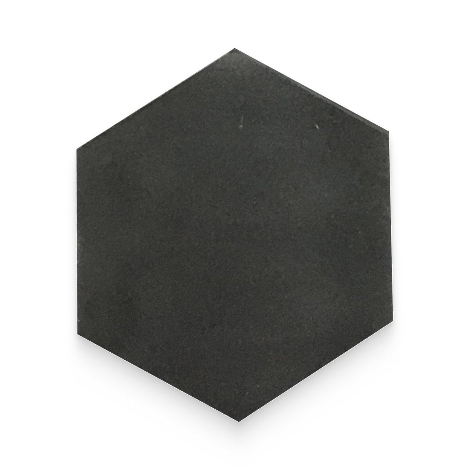 6x6 Basalt Black Honed Hexagon Tile – Stone Products Unlimited