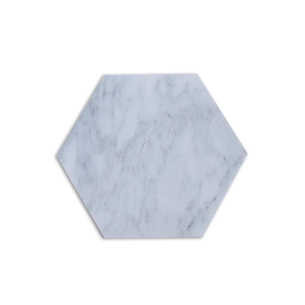 6x6 Bianco Bello Polished Hexagon Tile – Stone Products Unlimited