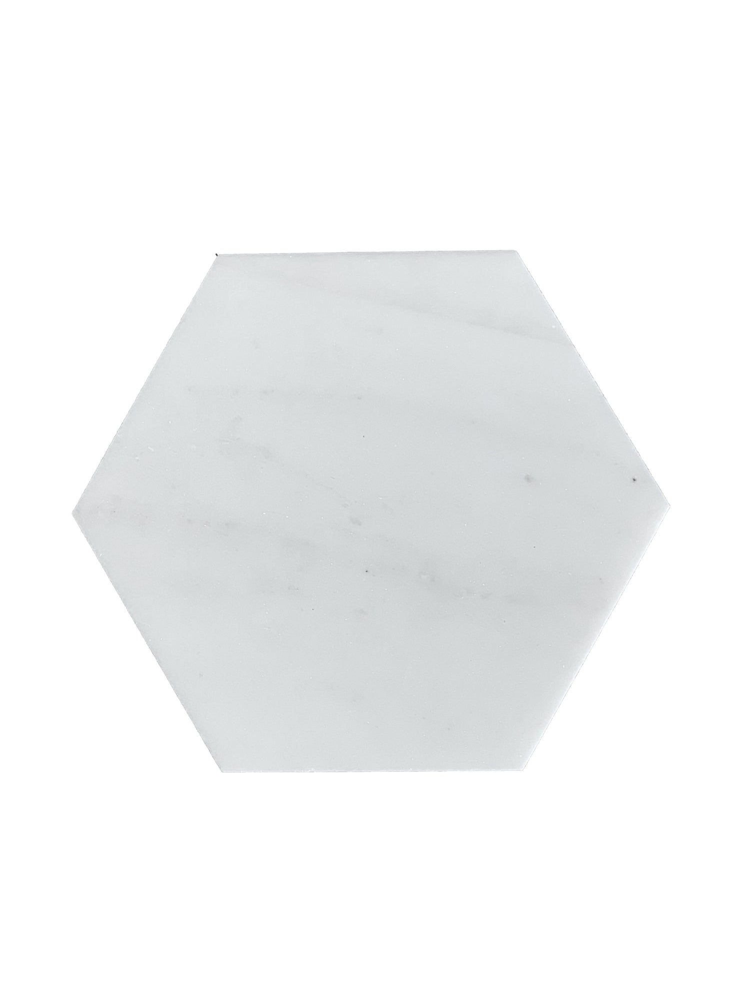 6x6 Daphne White Honed Hexagon Tile – Stone Products Unlimited