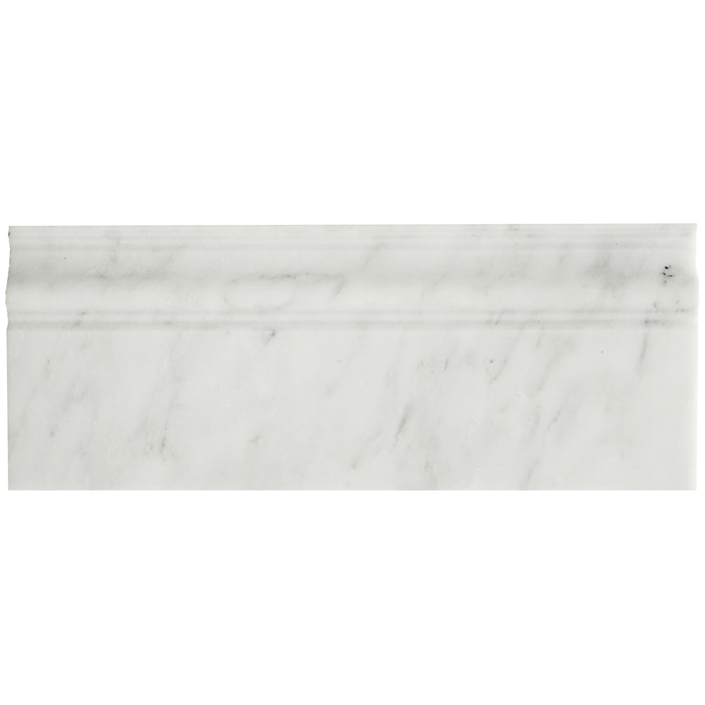 4x12 Bianco Bello Honed Baseboard Trim – Stone Products Unlimited
