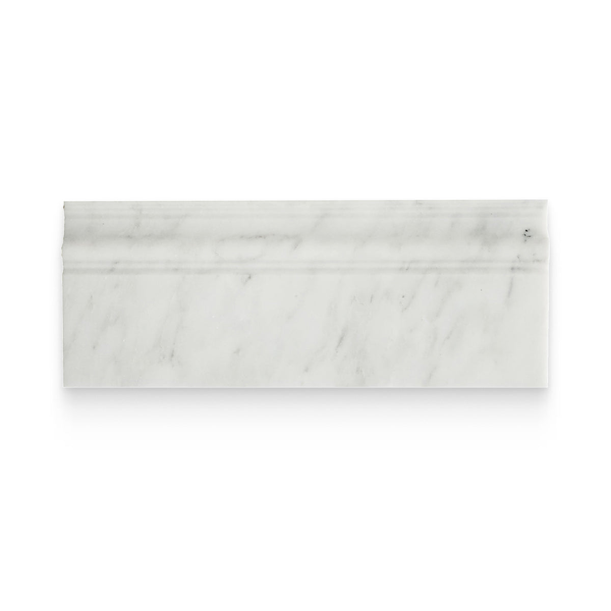 4x12 Bianco Bello Honed Baseboard Trim – Stone Products Unlimited