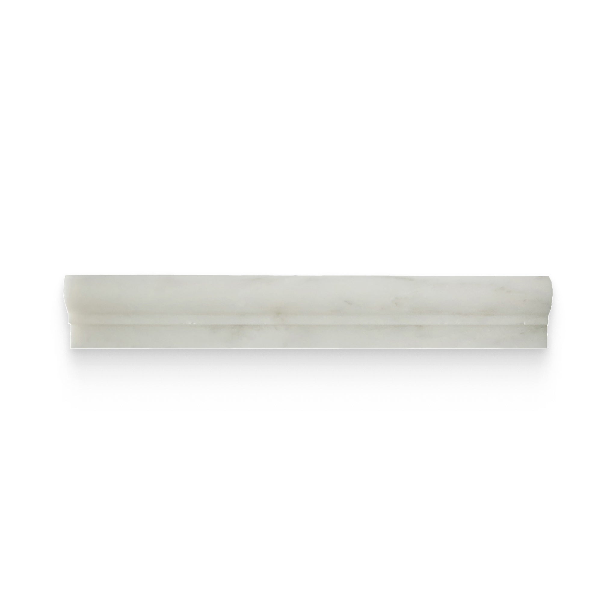 2x12 Bianco Bello Honed Chair Rail Trim – Stone Products Unlimited