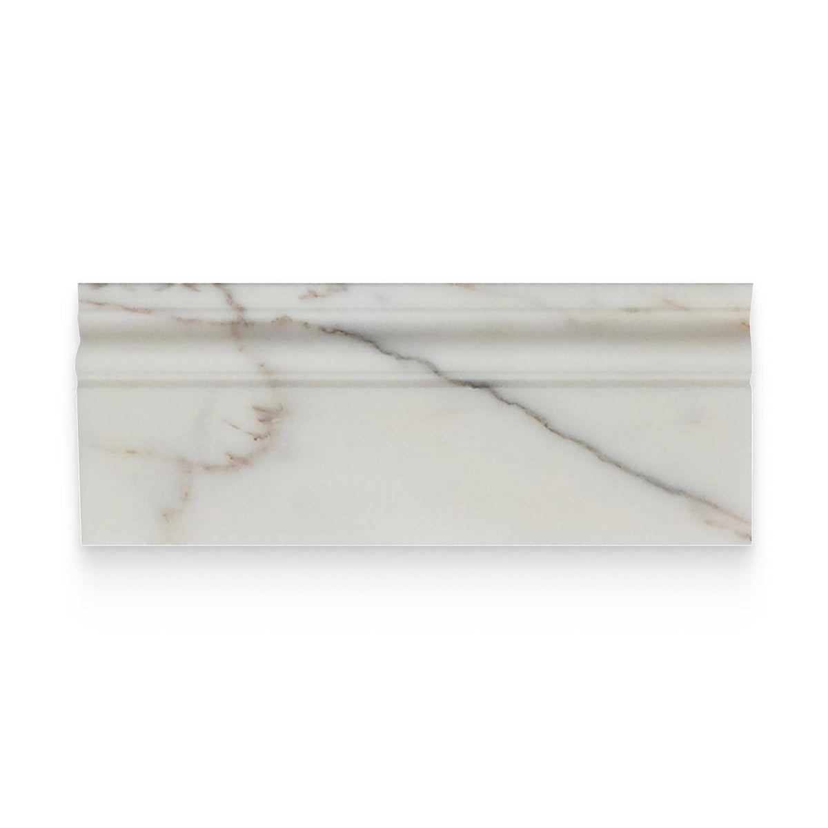 4.75x12 Calacatta Gold Polished Baseboard Trim – Stone Products Unlimited