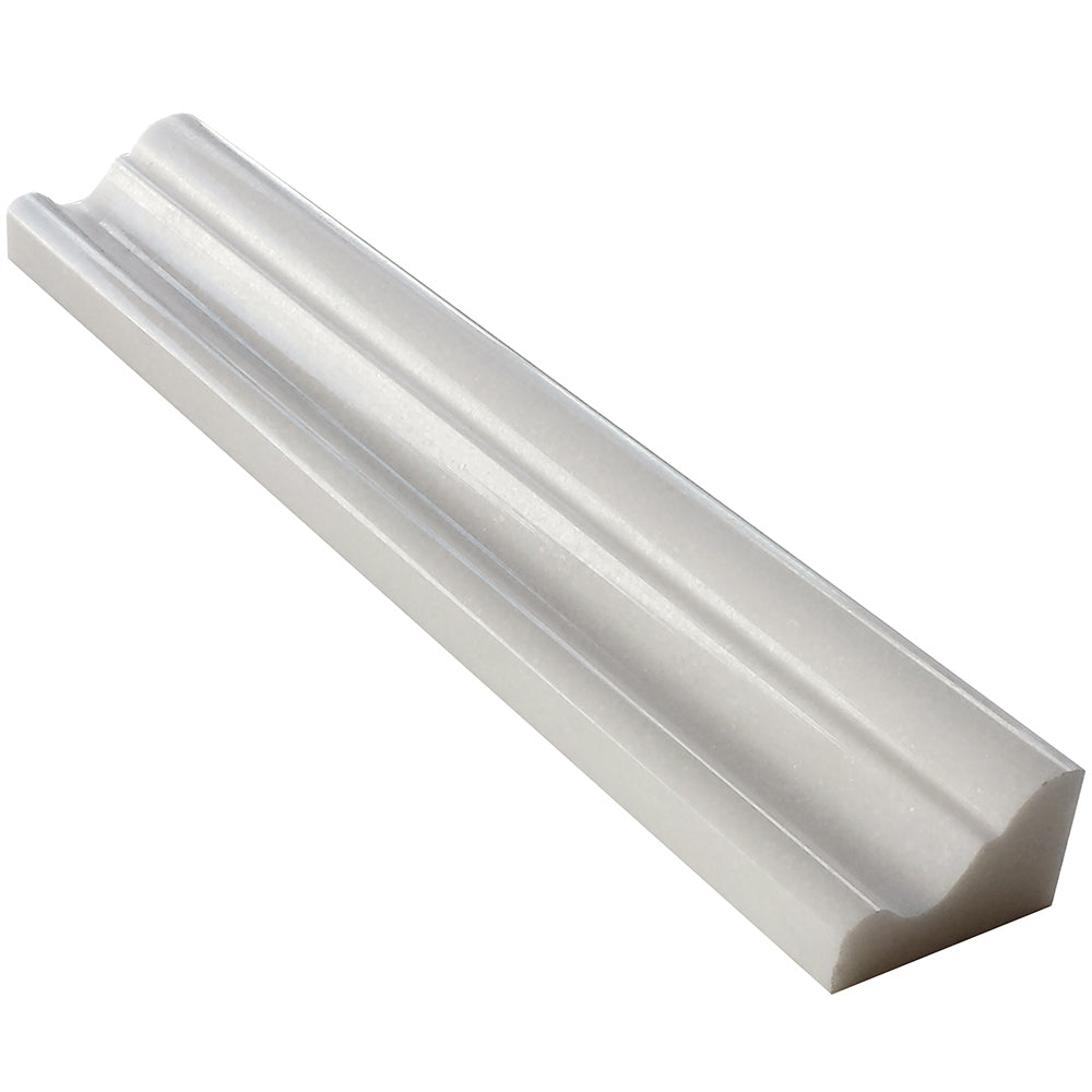 2x12 Thassos White Honed Crown Molding Trim – Stone Products Unlimited