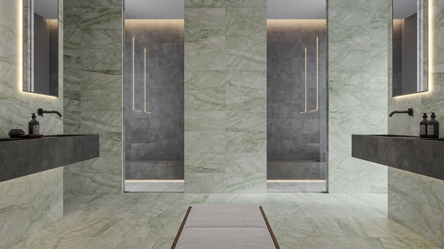 3x12 Verde Matcha Honed Rectangle Tile – Stone Products Unlimited
