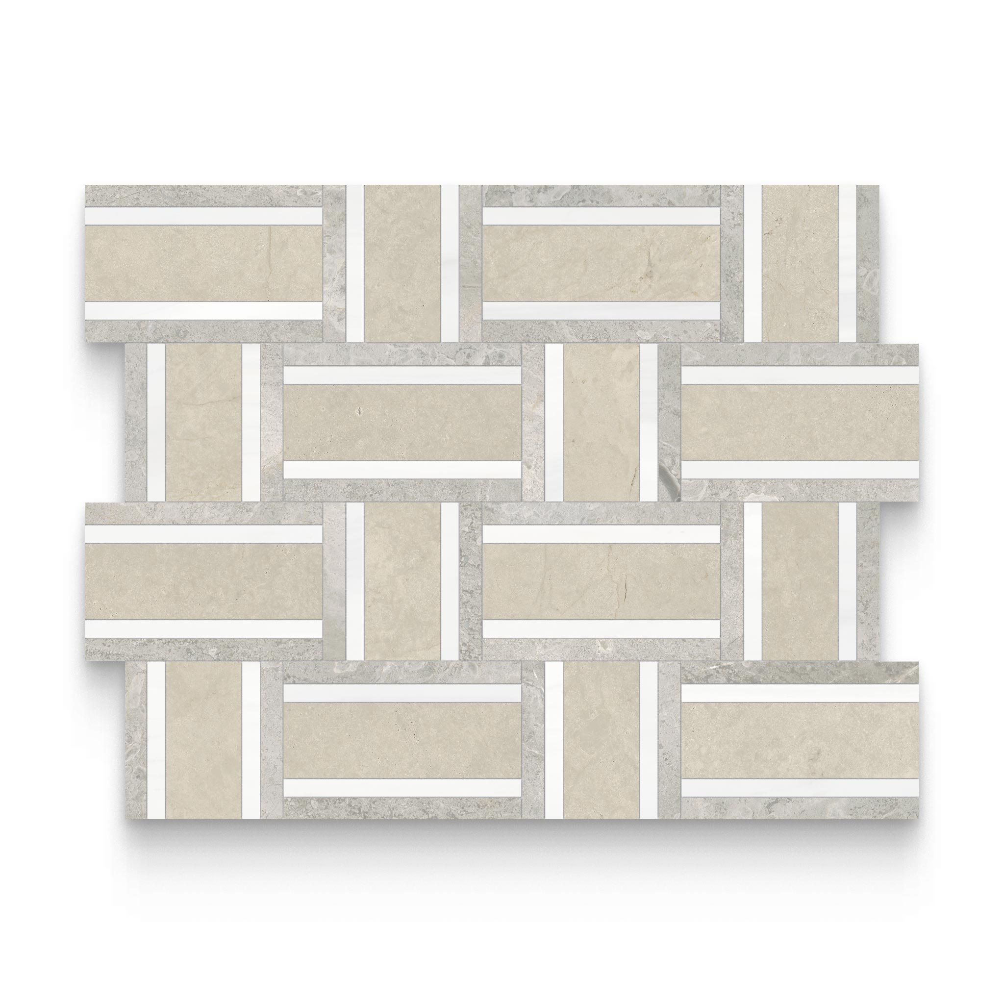 Weave Clay Honed Mosaic – Stone Products Unlimited